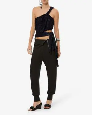 Isabel Marant Étoile Silk Bourette Harem Pants