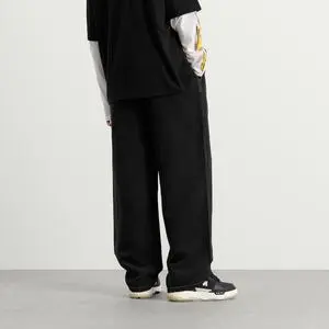 Amiri Script Linen Trousers
