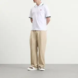 Casablanca Pleated Straight Leg Trousers