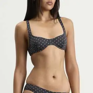 FRUITY BOOTY Celine Polka Dot Underwire Bikini Top