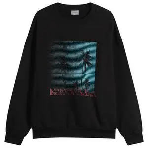 Balenciaga Fit Crewneck With Tropical Print
