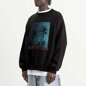 Balenciaga Fit Crewneck With Tropical Print