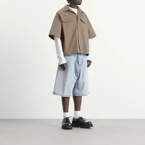 Balenciaga Double Layer Bowling Shirt