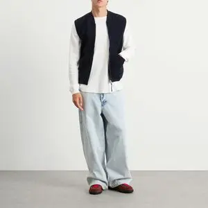 Universal Works Wool Fleece Zip Waistcoat
