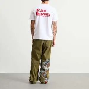 TEAM IKUZAWA Organic Cotton Printed Logo T-shirt