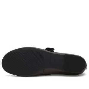 VAGABOND SHOEMAKERS Aleya Patent Leather Buckle Ballet Pumps - Chocolate