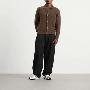 PERCIVAL Archive Soft Knitted Collared Cardigan