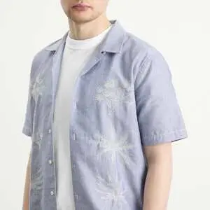 Universal Works Oxford Shirting Embroidered Shirt