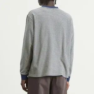 BEAMS Striped Long Sleeve T-shirt