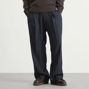 Nn07 Kay Pleated Trousers - Deep Navy