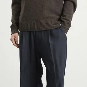 Nn07 Kay Pleated Trousers - Deep Navy