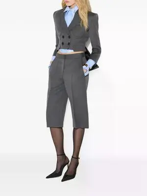 Elisabetta Franchi Cool Wool Bermuda Shorts
