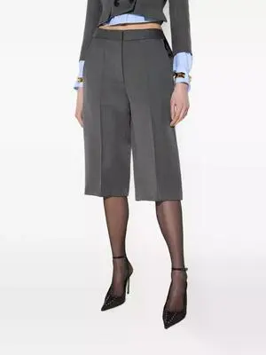 Elisabetta Franchi Cool Wool Bermuda Shorts