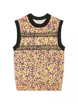 Dries Van Noten Printed Wool Sweater - Orange