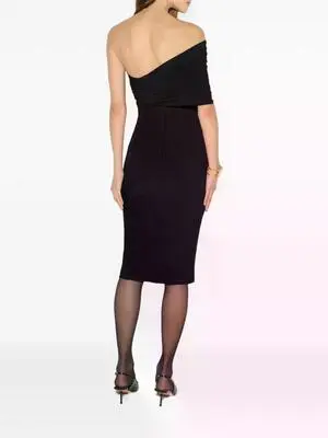 Elisabetta Franchi Technical Fabric Midi Skirt With Zip Detail