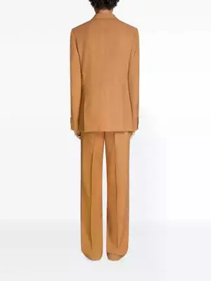 Dries Van Noten Double-breasted Wool Toile Tuxedo