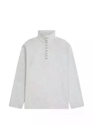 Dries Van Noten Turtleneck Cotton T-shirt - Grey