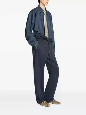 Dries Van Noten Drawstring Cotton Sweatpants