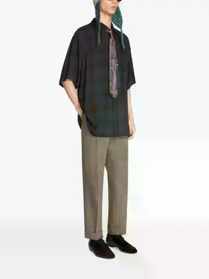 Dries Van Noten Short-sleeve Viscose Shirt