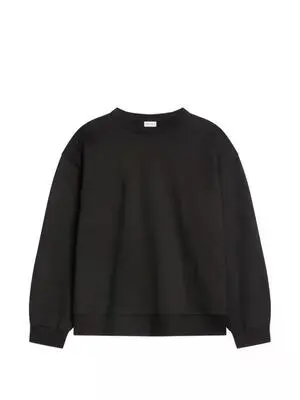 Dries Van Noten Oversized Cotton Sweatshirt - Black