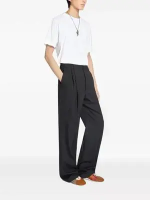 Dries Van Noten Cuffed Cotton Wool Pants