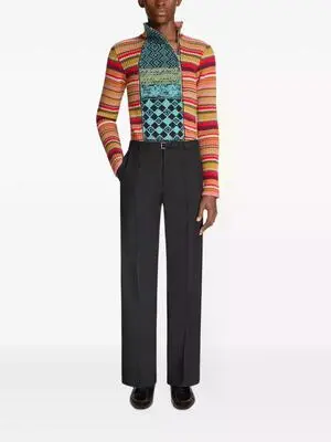 Dries Van Noten Ribbed Wool Cardigan