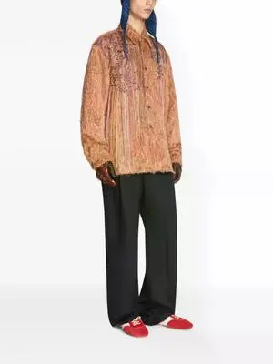 Dries Van Noten Loose Embroidered Shirt