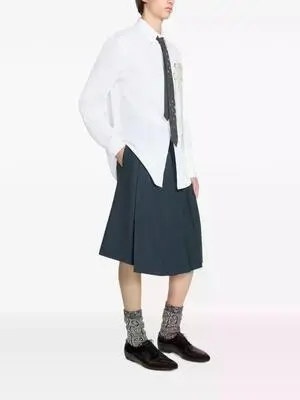 Dries Van Noten Embroidered Cotton Shirt