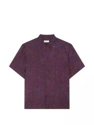 Dries Van Noten Short-sleeve Viscose Shirt - Red