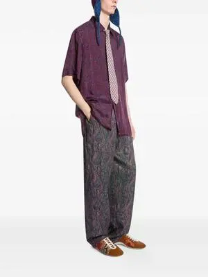 Dries Van Noten Short-sleeve Viscose Shirt
