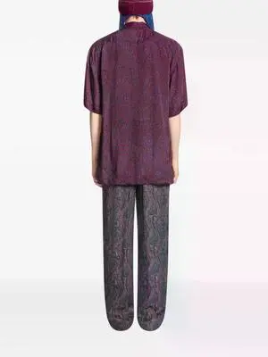 Dries Van Noten Short-sleeve Viscose Shirt