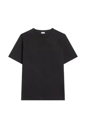 Dries Van Noten Regular Fit Cotton T-shirt - Black