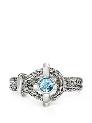 John Hardy Icon Blue Topaz Ring