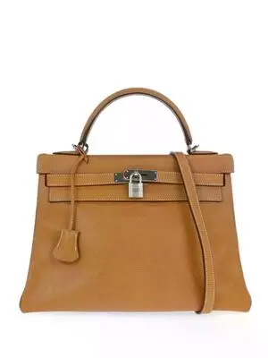 Hermès 2006 Kelly 32 Retourne Tote Bag - Neutrals