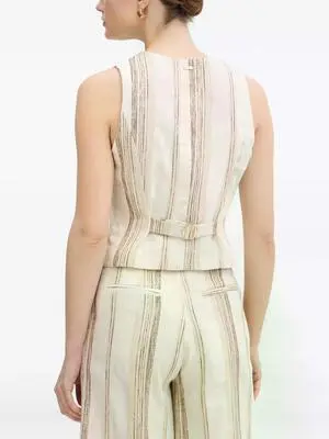 FRACOMINA Striped V-neck Waistcoat
