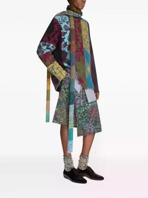 Dries Van Noten Patchwork Wool Sweater