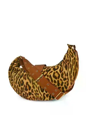 Dior 2004 Street Chic Leopard-print Shoulder Bag