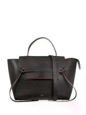 Celine 2010s Belt Tote Bag - Black