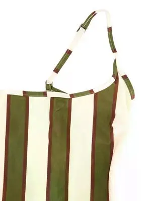 HAIGHT. Striped Scoop-neck Swimsuit