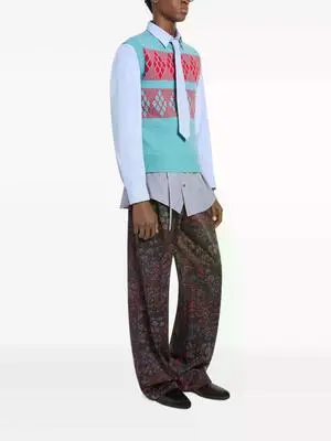 Dries Van Noten Jacquard Wool Sweater
