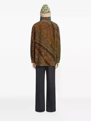 Dries Van Noten Loose Corduroy Shirt