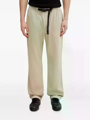 Gramicci Belted Logo-patch Trousers - Neutrals