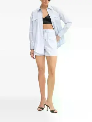 FRACOMINA Striped Flap-pocket Shirt