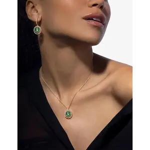 Messika 18ct -gold, Malachite And Diamond Necklace