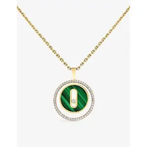Messika 18ct -gold, Malachite And Diamond Necklace