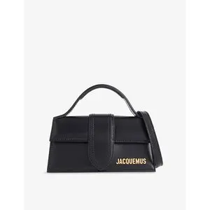 Jacquemus Le Bambino Leather Top Handle Bag - Black