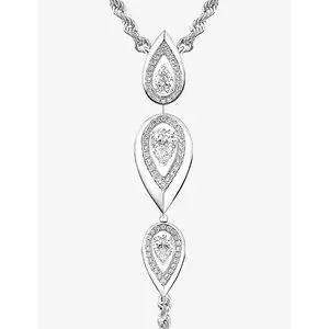 Messika Fiery Tie Gold And Diamond Necklace