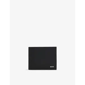 BOSS Logo-deed Trifold Leather Wallet - 001