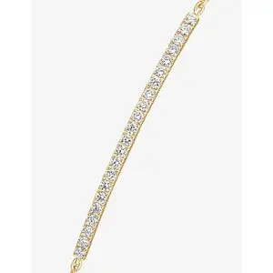 Messika Gatsby Diamond Bar Bracelet In Gold