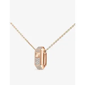 Messika 18ct Rose-gold And Diamond Pendant Necklace